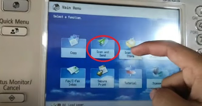 Cara Melakukan Setting Send To E-Mail Pada Mesin Fotocopy Canon ...
