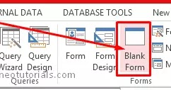 Cara Membuat Blank Form Ms Access 2013 - Borneotutorials.blogspot.com