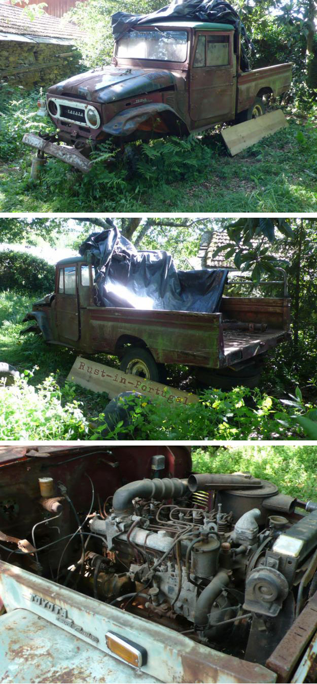 R.I.P. - Rust in Portugal: 1973 toyota land cruiser hj45