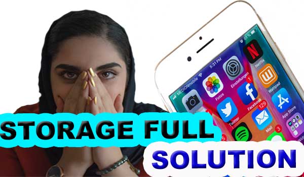 Storage Running Out | storage problem How do I fix full