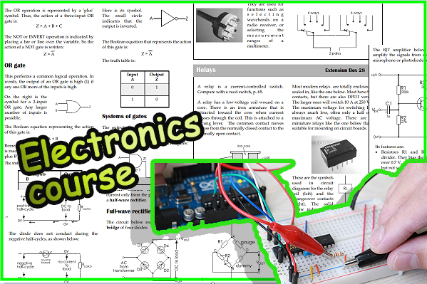 Electronics course - electrical and electronics technology degree