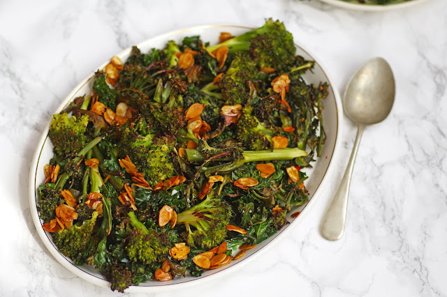 Ultimate Charred Garlic Greens |Euphoric Vegan