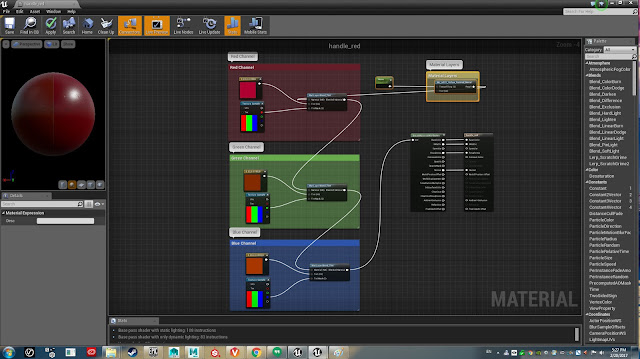 Some Fancy UE4 Material Blueprints