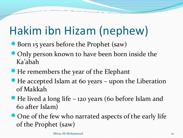THE COMPANION: Hakīm ibn Hizām RA, Born within the Kaabah