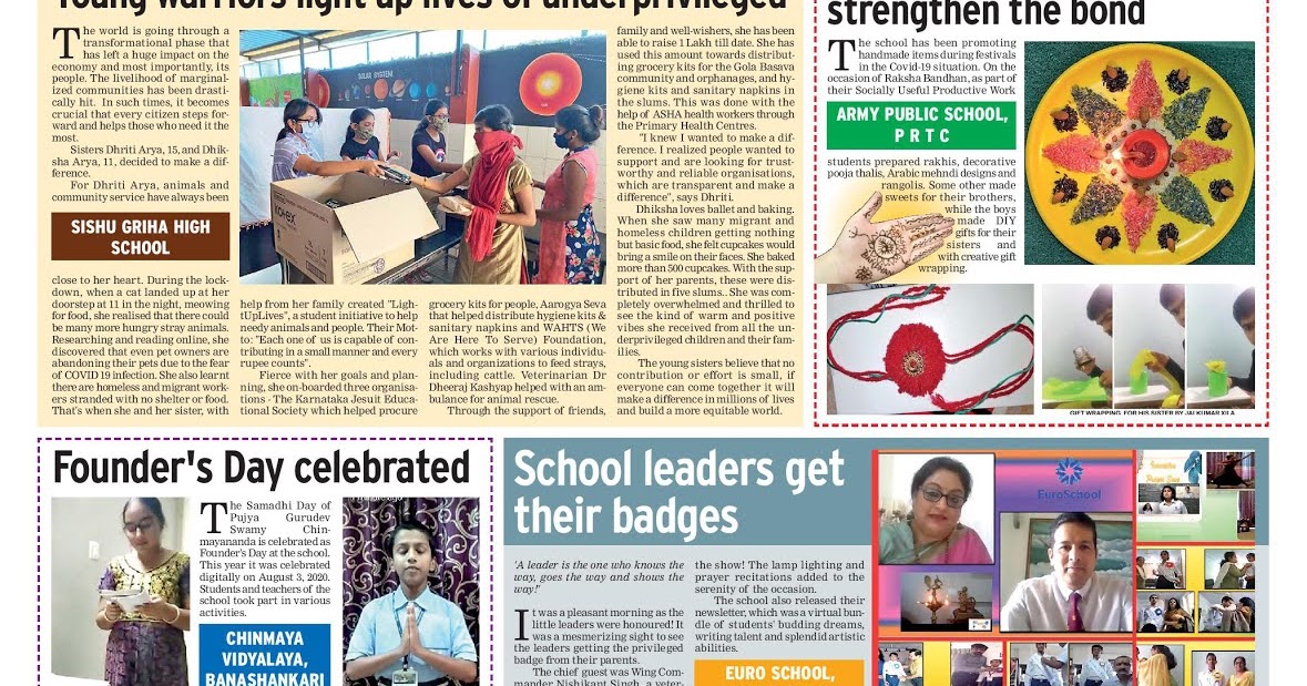 Meenal Creations: Our SUPW work has publised in news paper .Good job ...