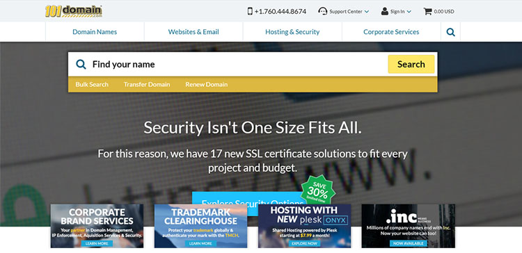 101domain Reviews - Domain name Registration