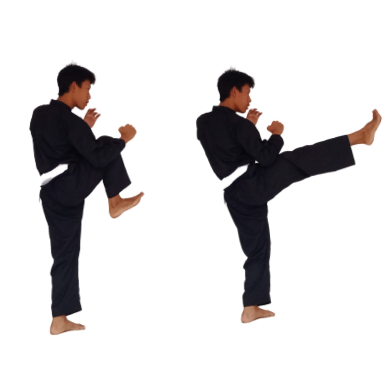 4 jenis tendangan dalam pencak silat