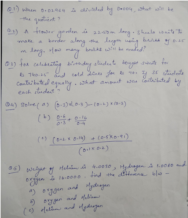 APSG CLASS 7 REVISION WORKSHEET FRACTIONS AND DECIMALS apsg-class-7-revision-worksheet-fractions-and-decimals