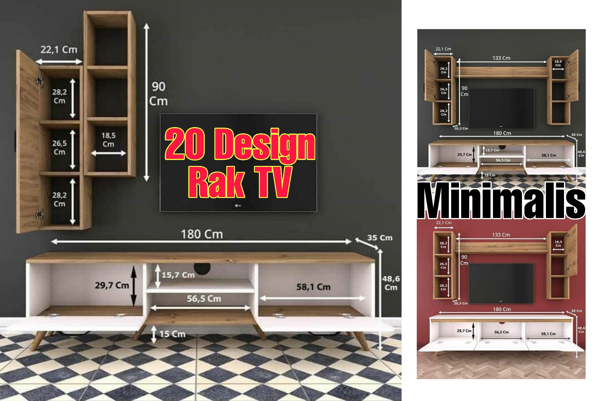 20 Rekomendasi Rak Televisi Terbaik yang Memuat Banyak Barang #2020 ...