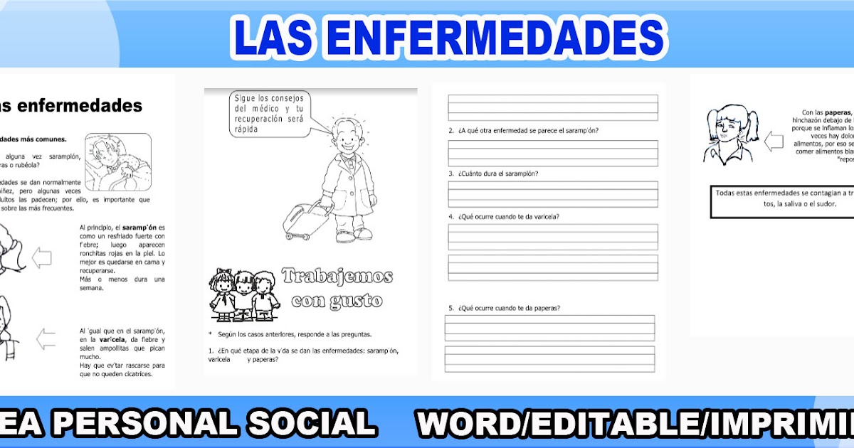 Las Enfermedades ~ Recursos Educativos