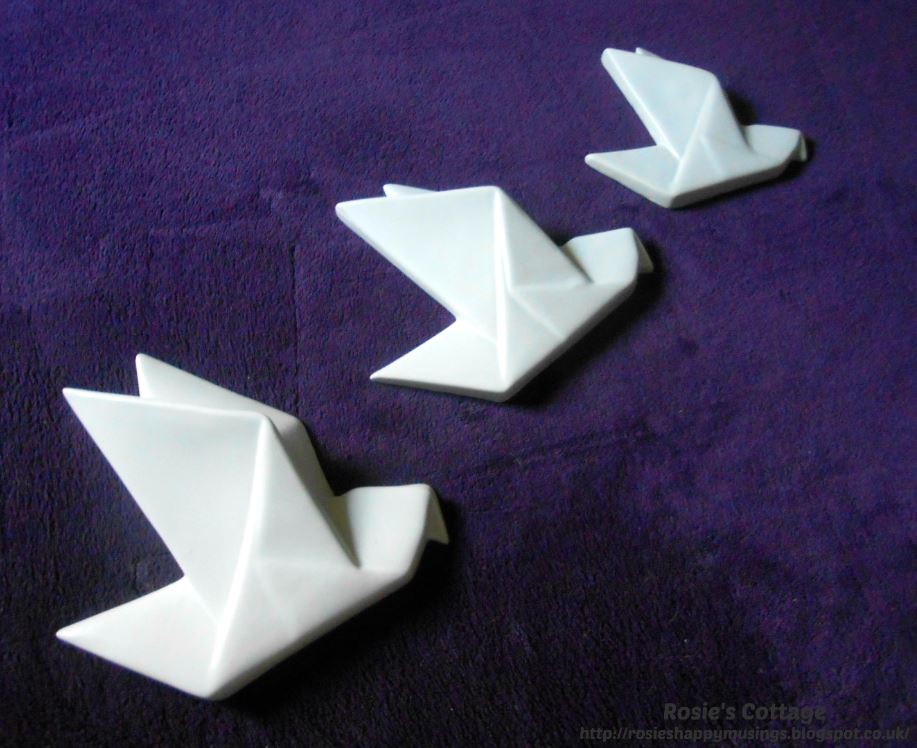 Rosie's Cottage: Origami birds in flight... The perfect addition to our ...
