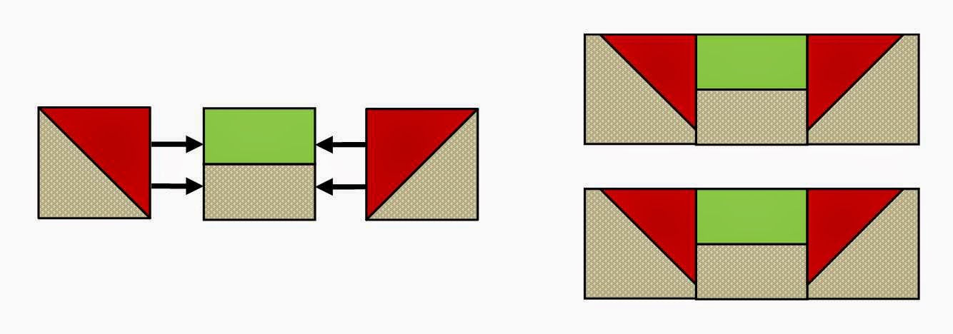 The Patchsmith: 2” Mini Churn Dash Blocks