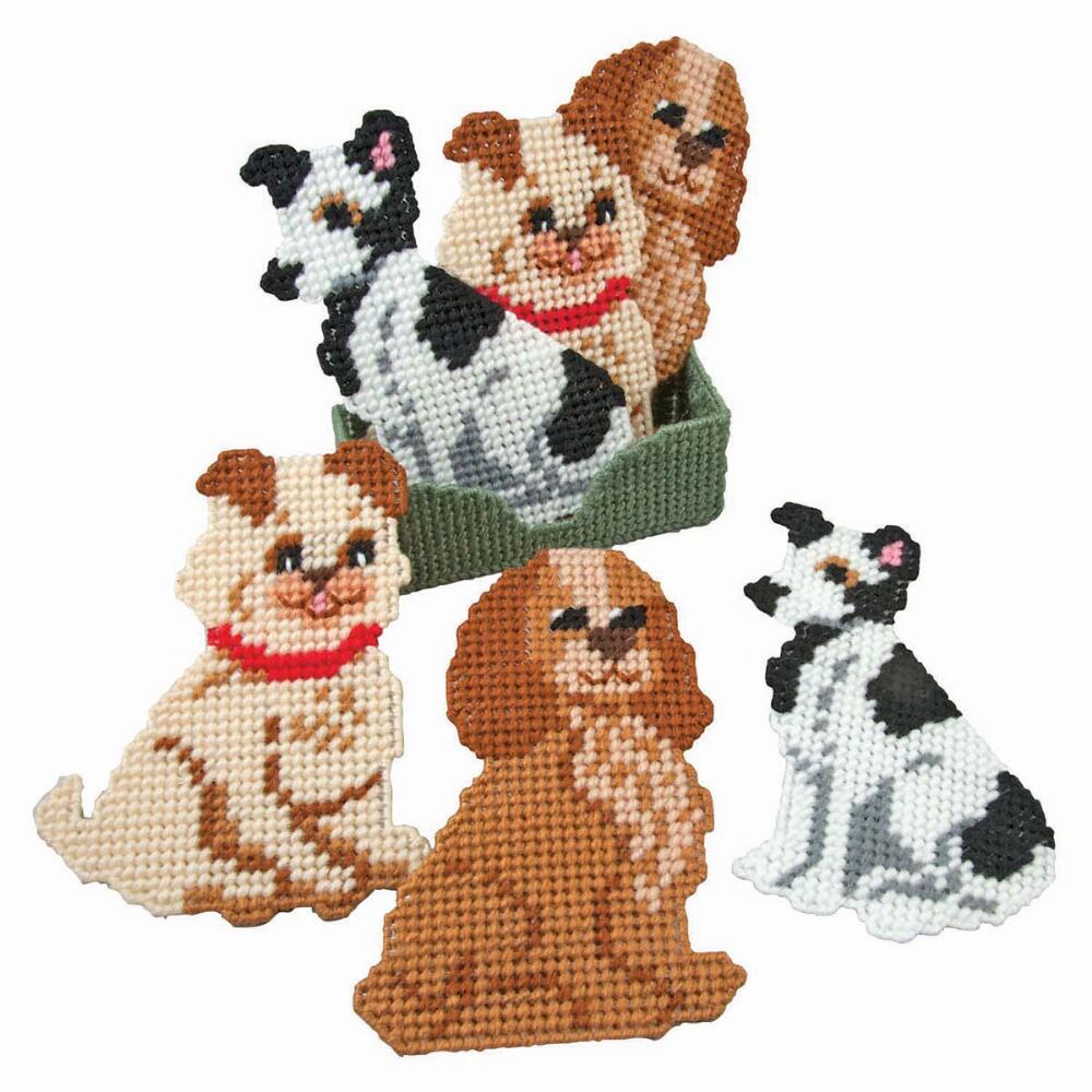 Terry Ricioli Designs: Dog and Cat Coasters in Plastic Canvas