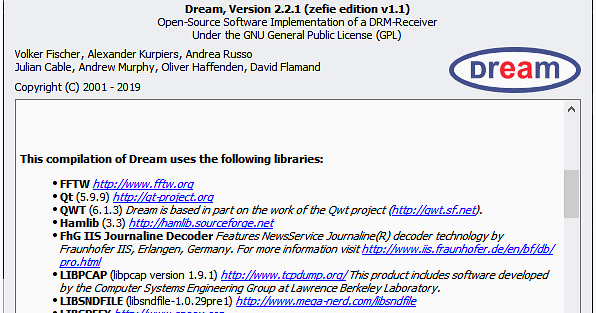 drmna.info: xHE-AAC decoder for DReaM