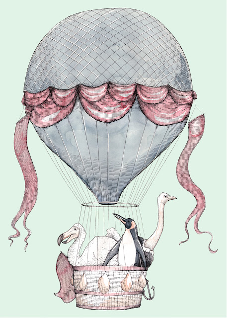 Desarae Lee Illustration: Flightless Birds II