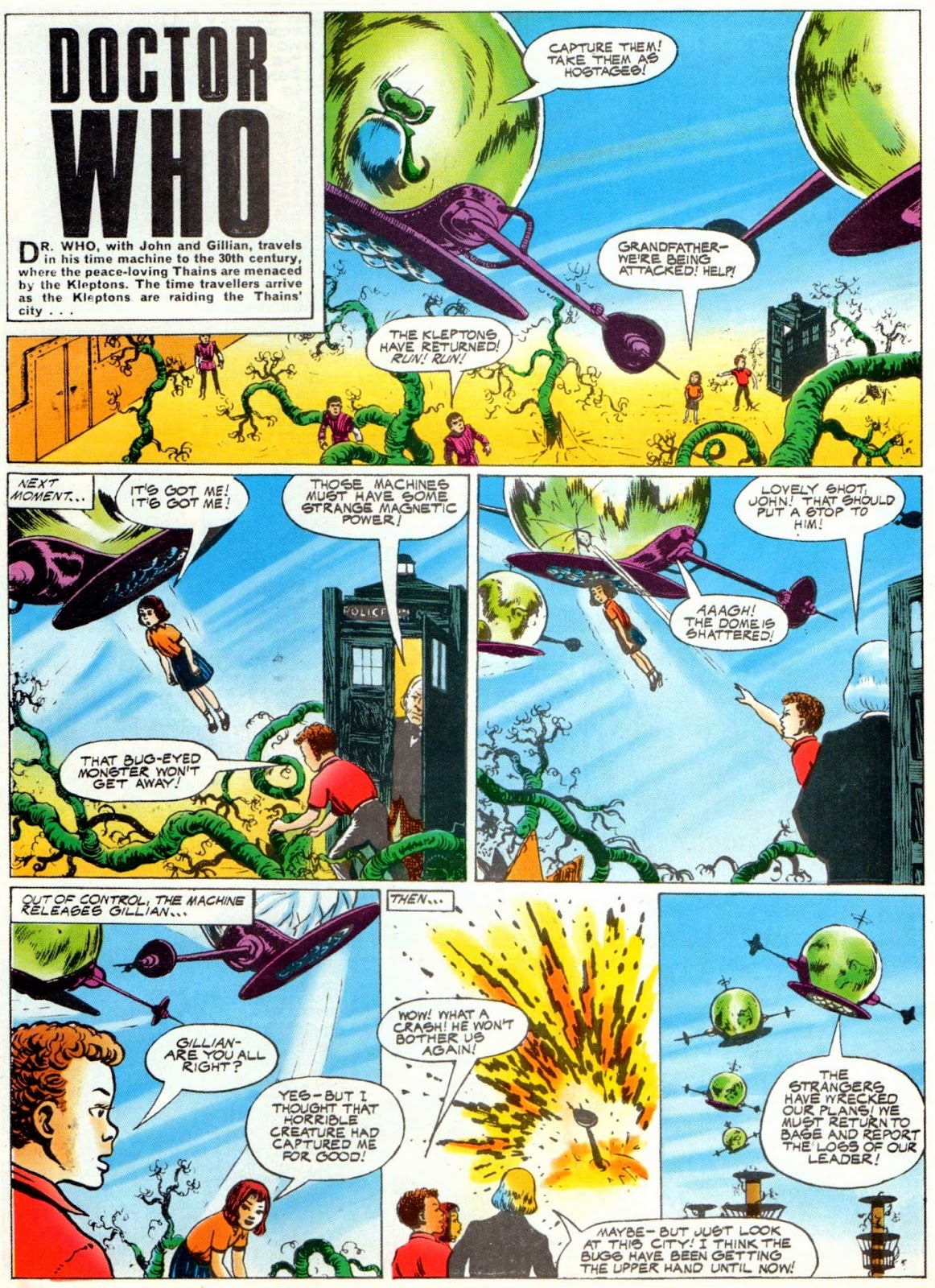 CRIVENS! COMICS & STUFF!: PART TWO OF DOCTOR WHO'S FIRST-EVER COMIC STRIP