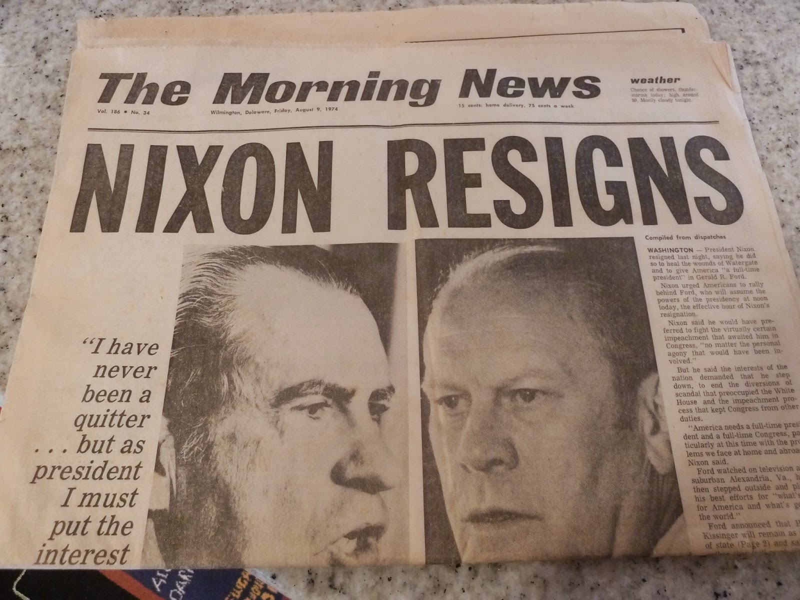 All This Is That: Resignation