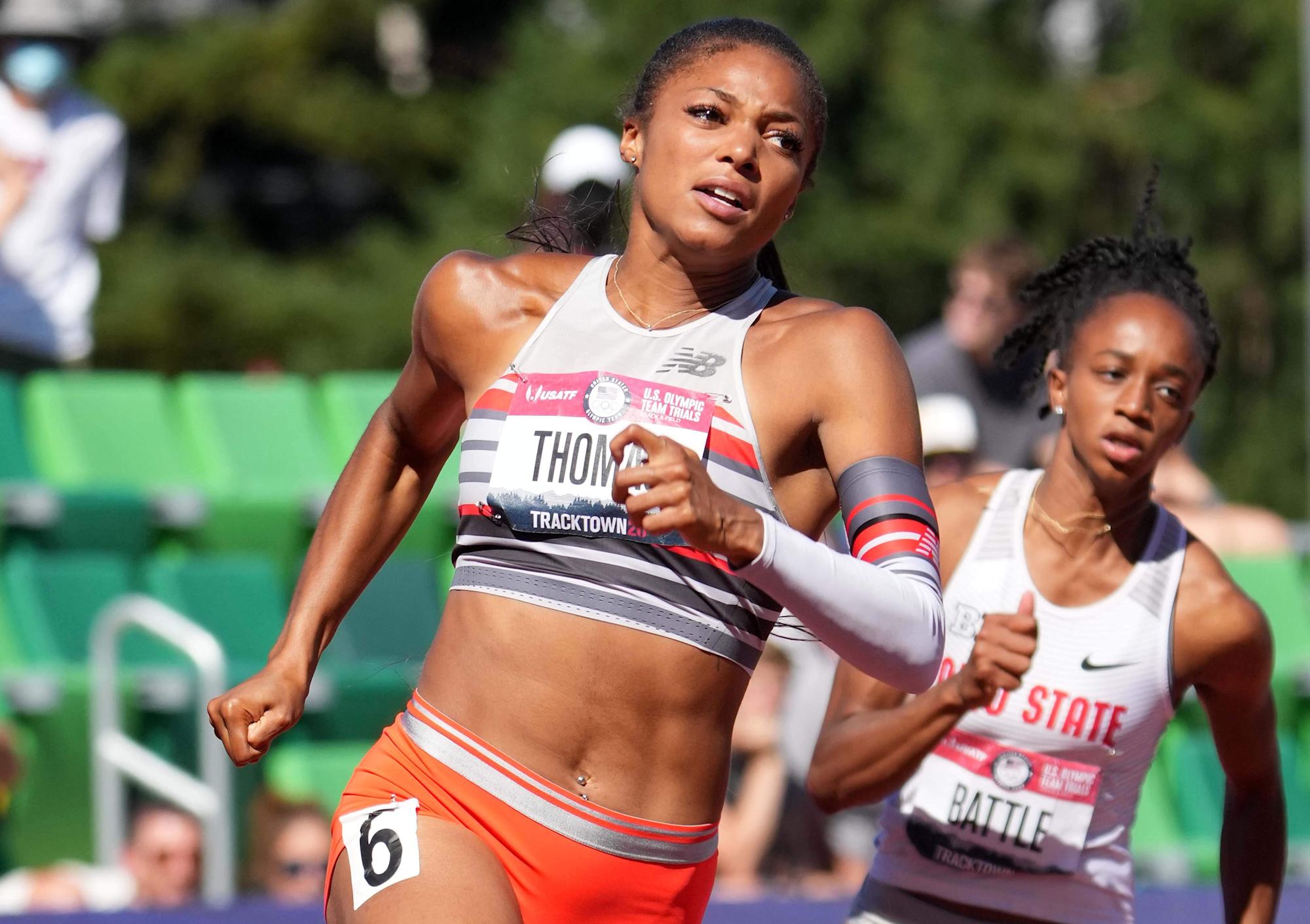 AFRICAN AMERICAN REPORTS: Gabby Thomas breaks U.S. trials record in ...