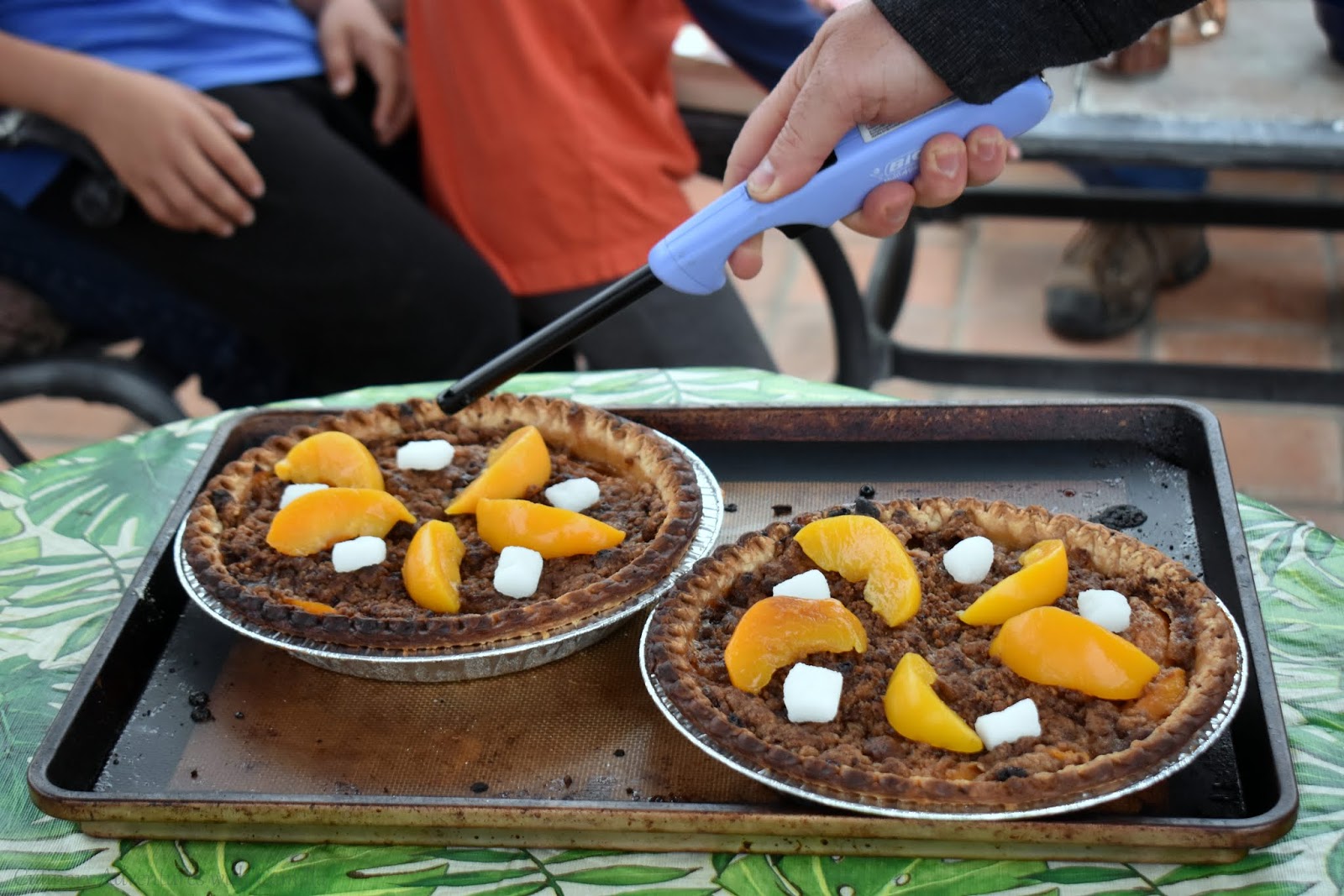 Flaming Peach Pie #6thAnnualPieathalon #EatPie