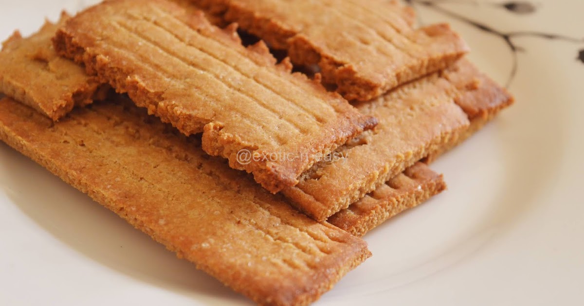 exotic-n-easy cooking: Atta Biscuits .. Whole wheat cookies