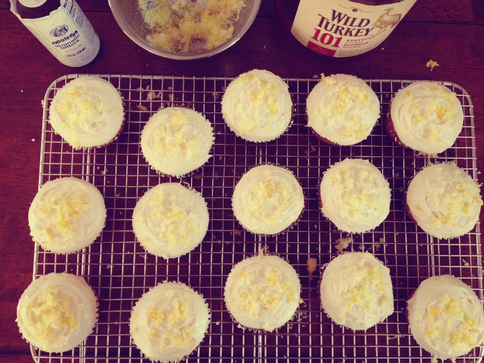 The Lush Chef: Old Fashioned Cupcakes