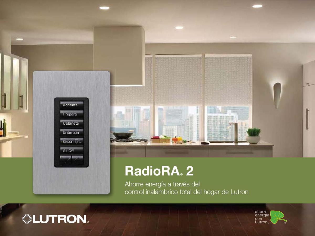 Soluciones Residenciales con RadioRA®2 de LUTRON®