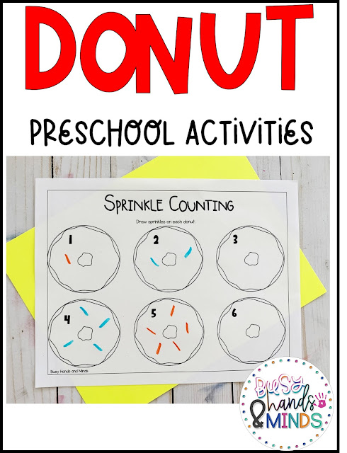 If You Give A Dog A Donut- Preschool Book Companion | Busy Hands and Minds