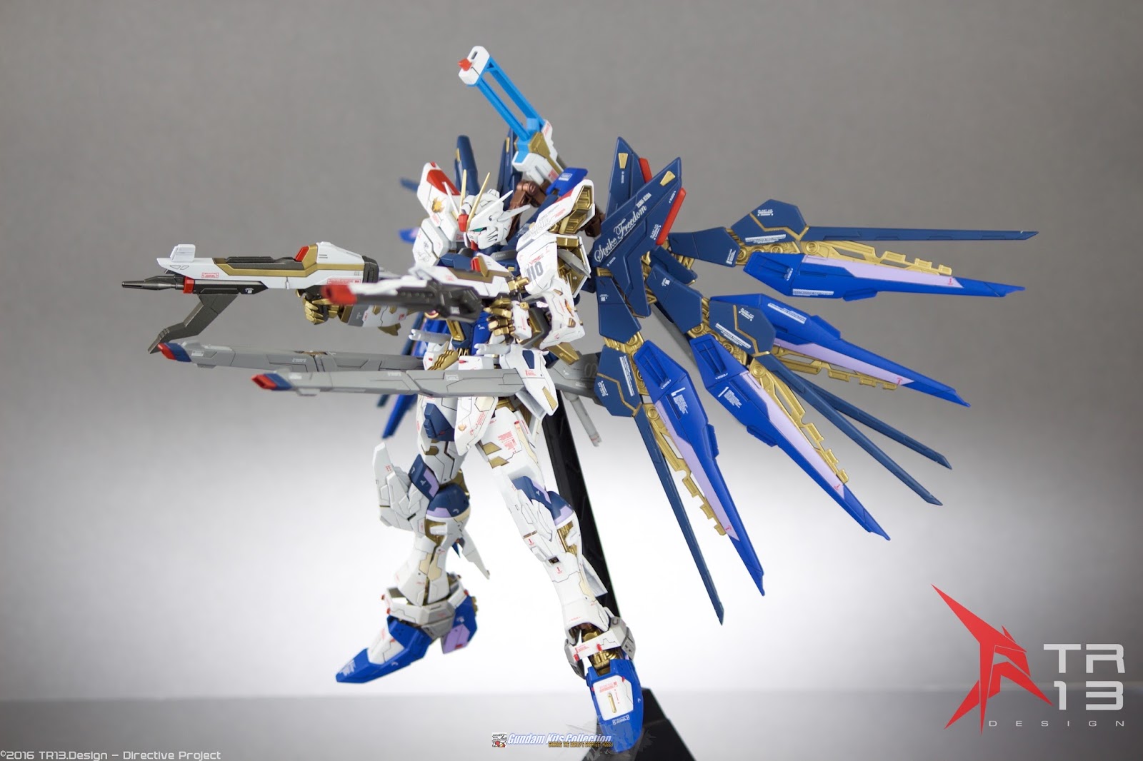 Custom Build: MG 1/100 Strike Freedom Gundam [Strike Falken] - Gundam ...