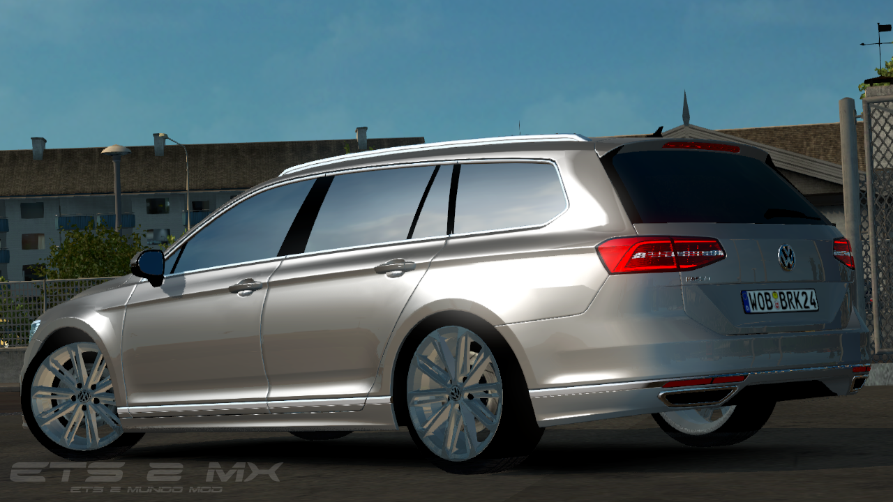 (Auto ETS 2) Volkswagen Passat Rline 2015 - ETS 2 Mundo Mod