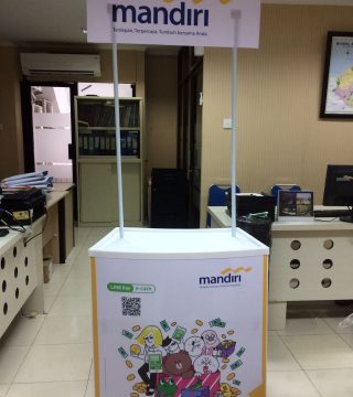 Booth Event Desk Mandiri ~ Print Corner