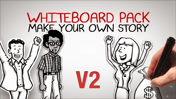 Whiteboard Pack - Make Your Own Story - Site Templates and Themes Download