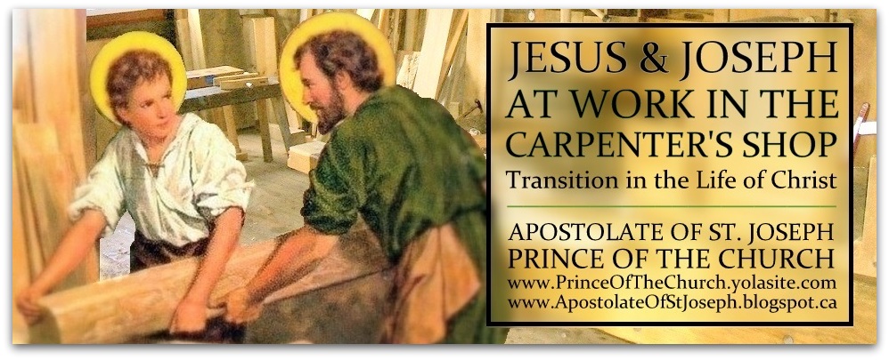 AD TE BEATE IOSEPH ☩ TO THEE O BLESSED JOSEPH ☩: ⚒ JESUS & JOSEPH AT WORK ⚒