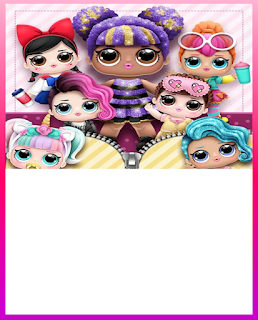Kits imprimibles gratis : Invitaciones LOL surprise