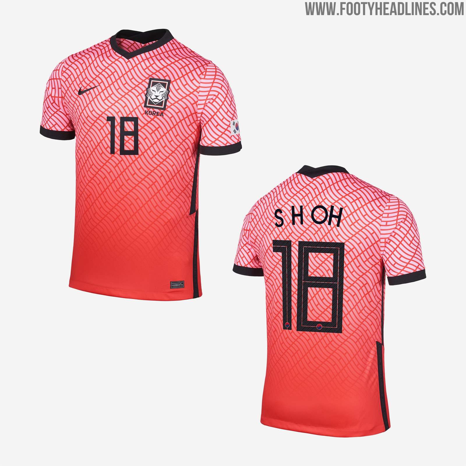 South Korea 2020 Home & Away Kits Released - Footy Headlines
