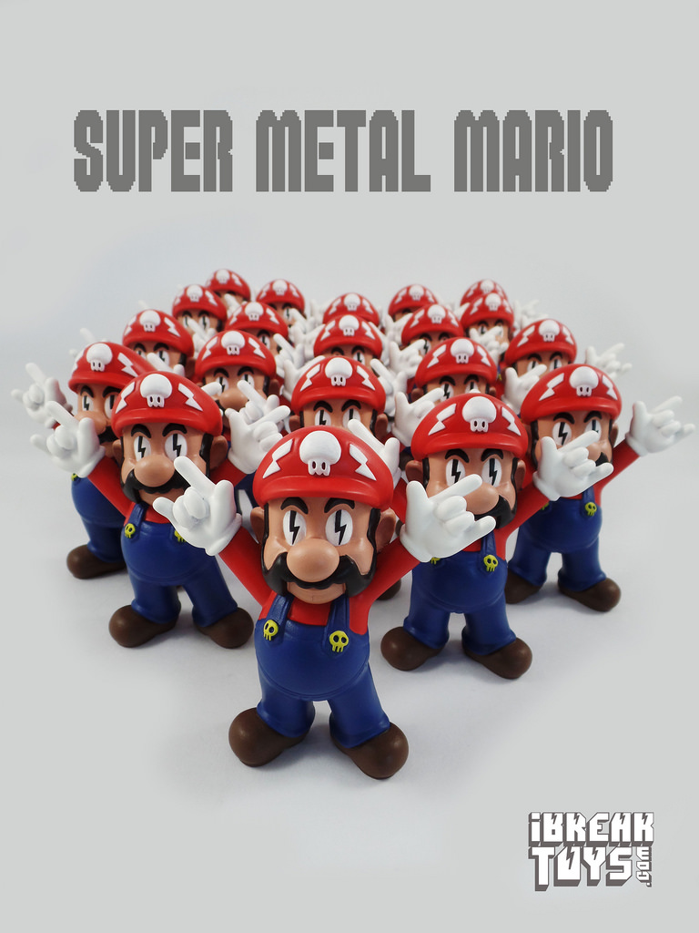 Super Metal Mario by #iBreakToys for DKE Toys @ DesignerCon 2016