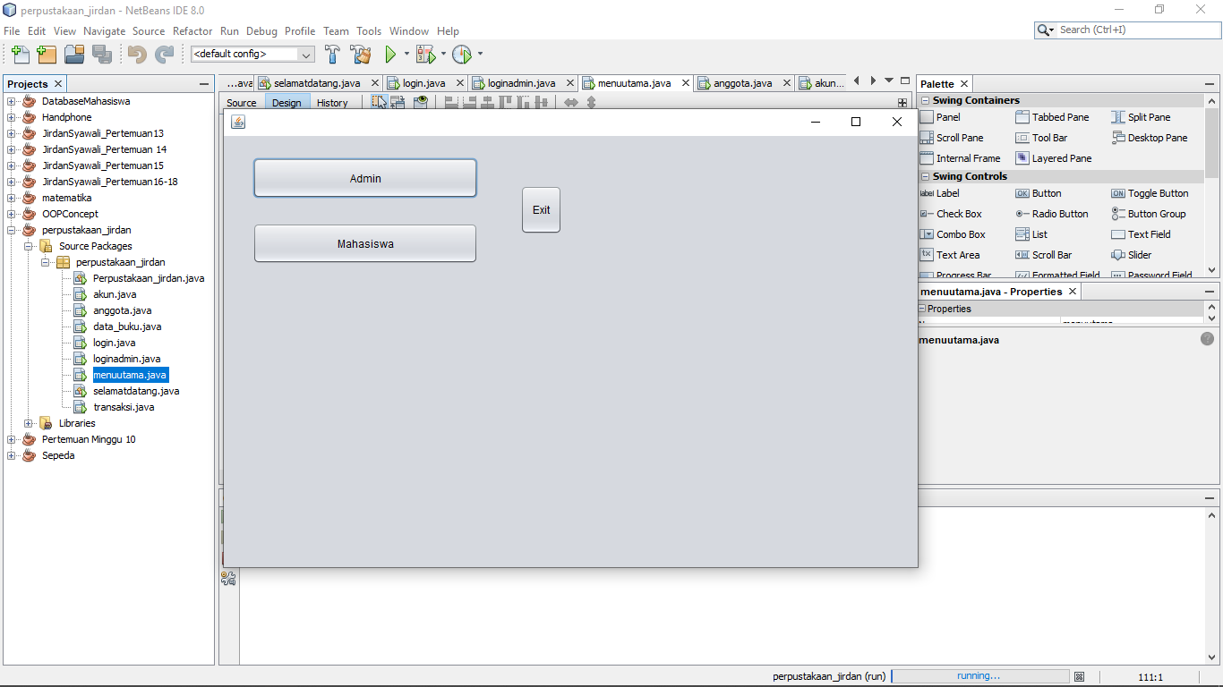 Cara Membuat Program Peminjaman Buku dengan Netbeans & XAMPP - UAS ...