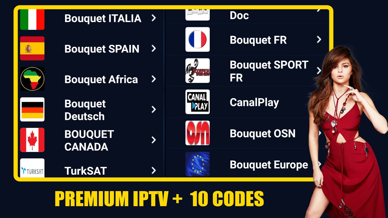 PREMIUM IPTV TO WATCH BEST PREMIUM CHANNELS + 10 CODES - IPTV DROID