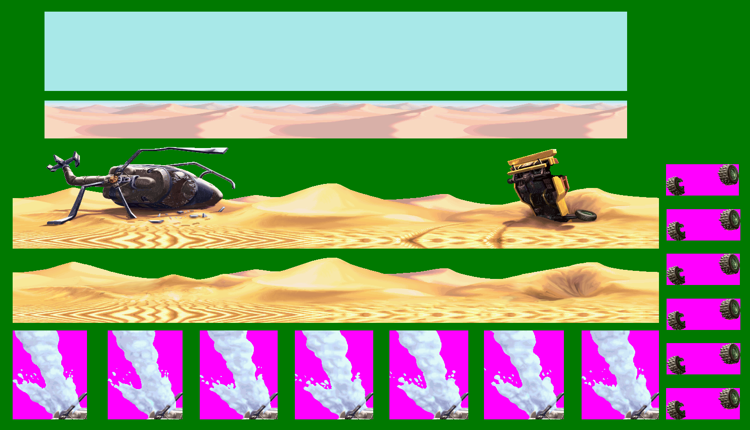 Sprite Fx: Sprite Background Land