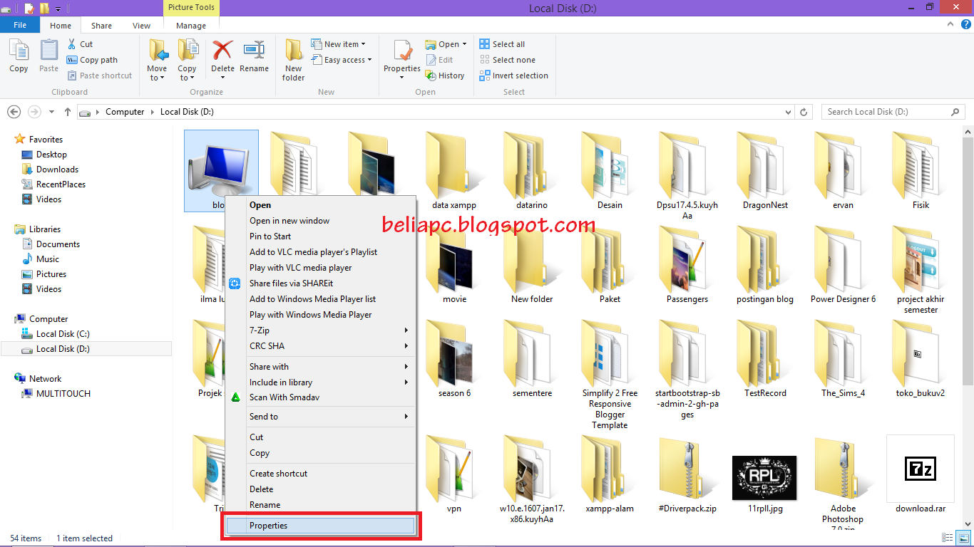 Cara Hidden Folder Atau File - Komputer Itu Mudah
