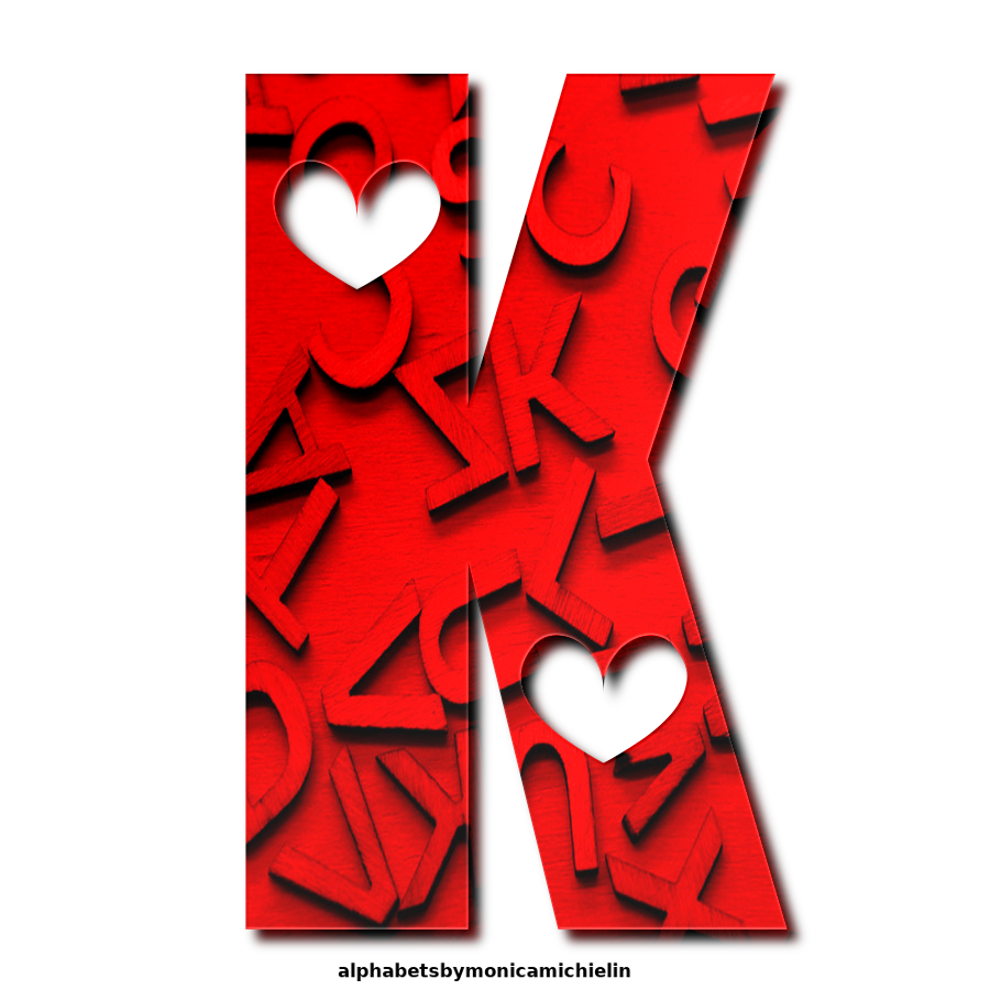 M. Michielin Alphabets: LETTERS RED TEXTURE ALPHABET, NUMBERS AND ICONS ...