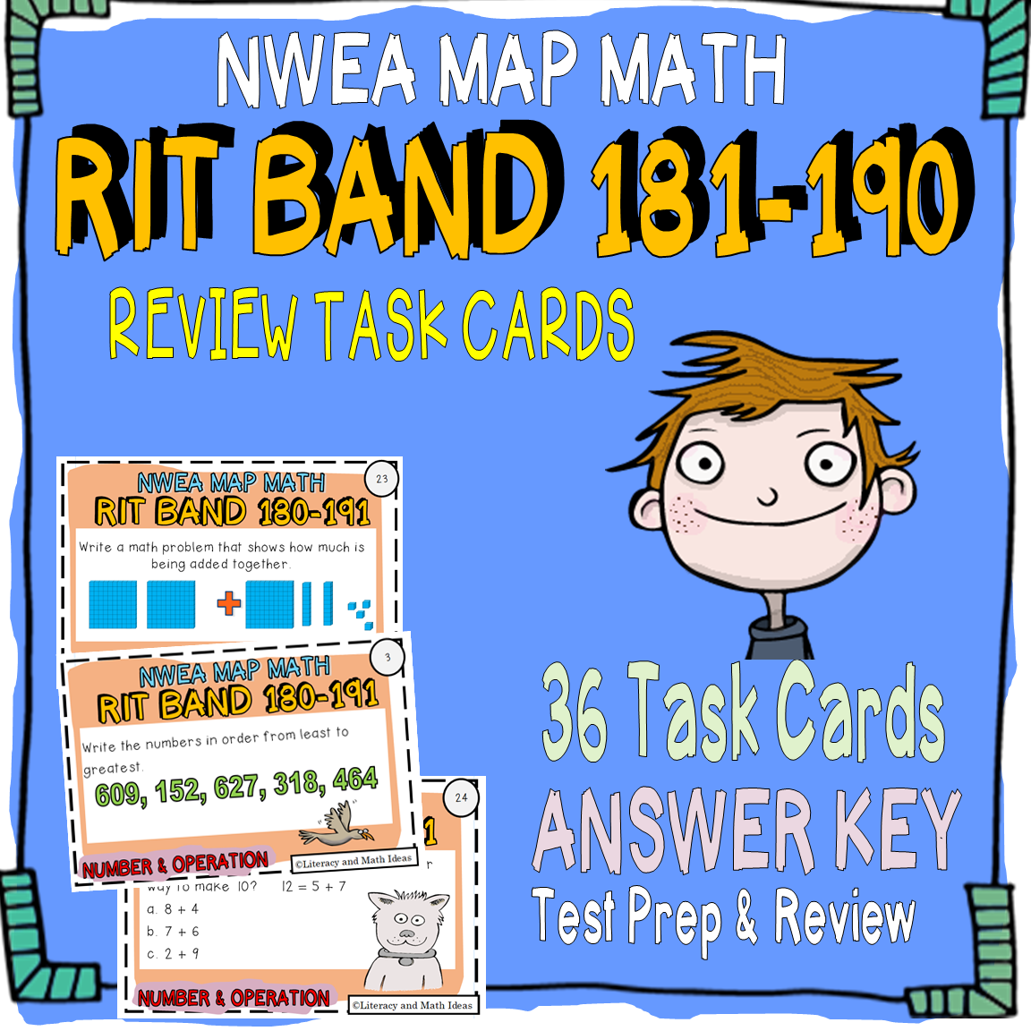 Literacy & Math Ideas: NWEA MAP Language (RIT Band 181-190) Practice ...
