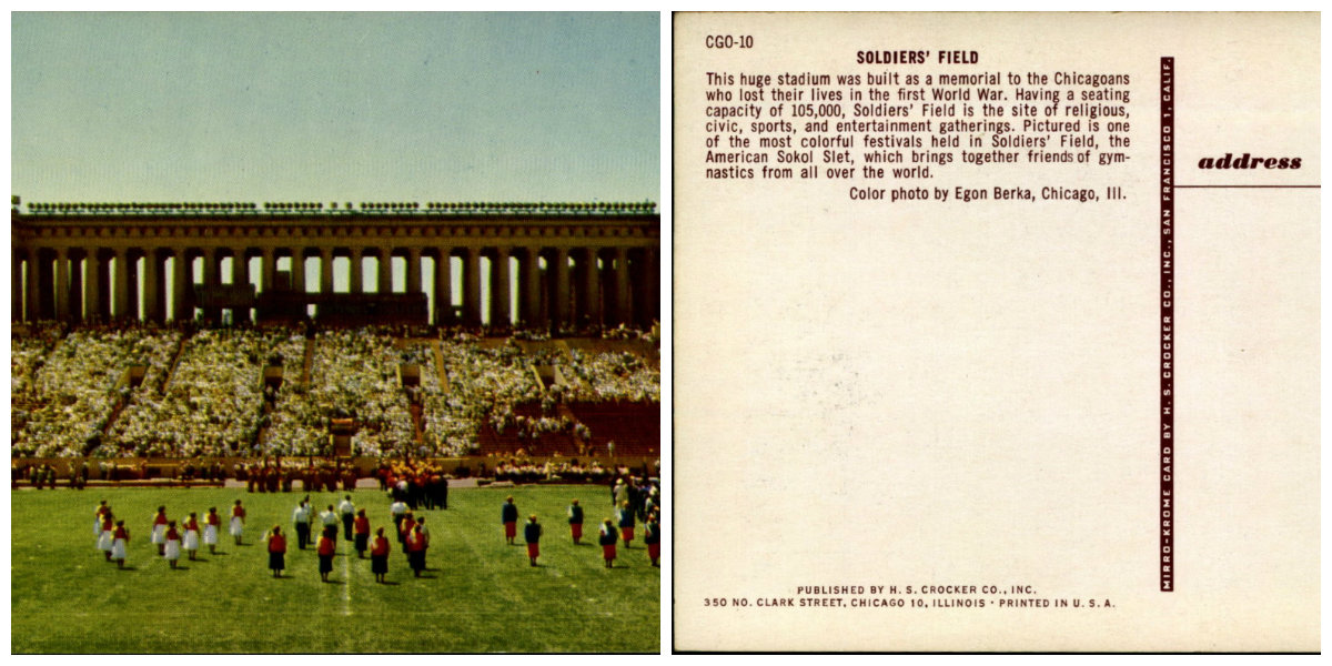 BearFanatic34: Soldier Field Items and Postcards