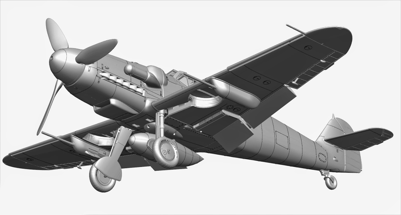 Eduard 1/48 Bf 109 G-6 General Info (Detailed 3D Design Renders) (-30 ...