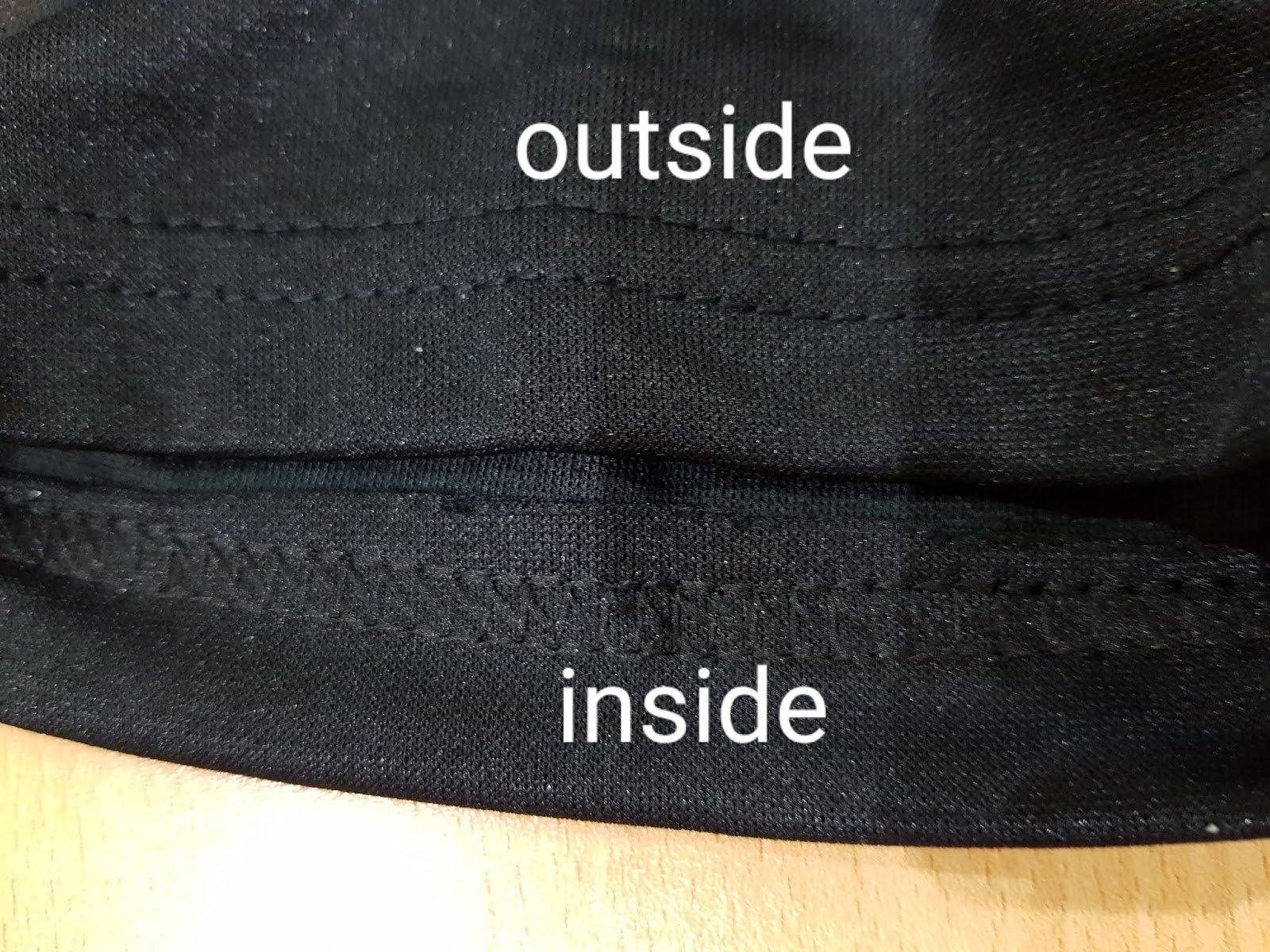 How to Make New Hem on Stretchy Trousers or Active-Wear