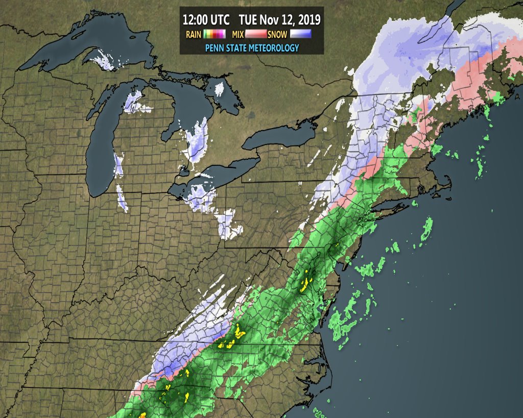 Weather Willy's Weather: Tuesday: Rain Moving Through, Few Flakes and ...