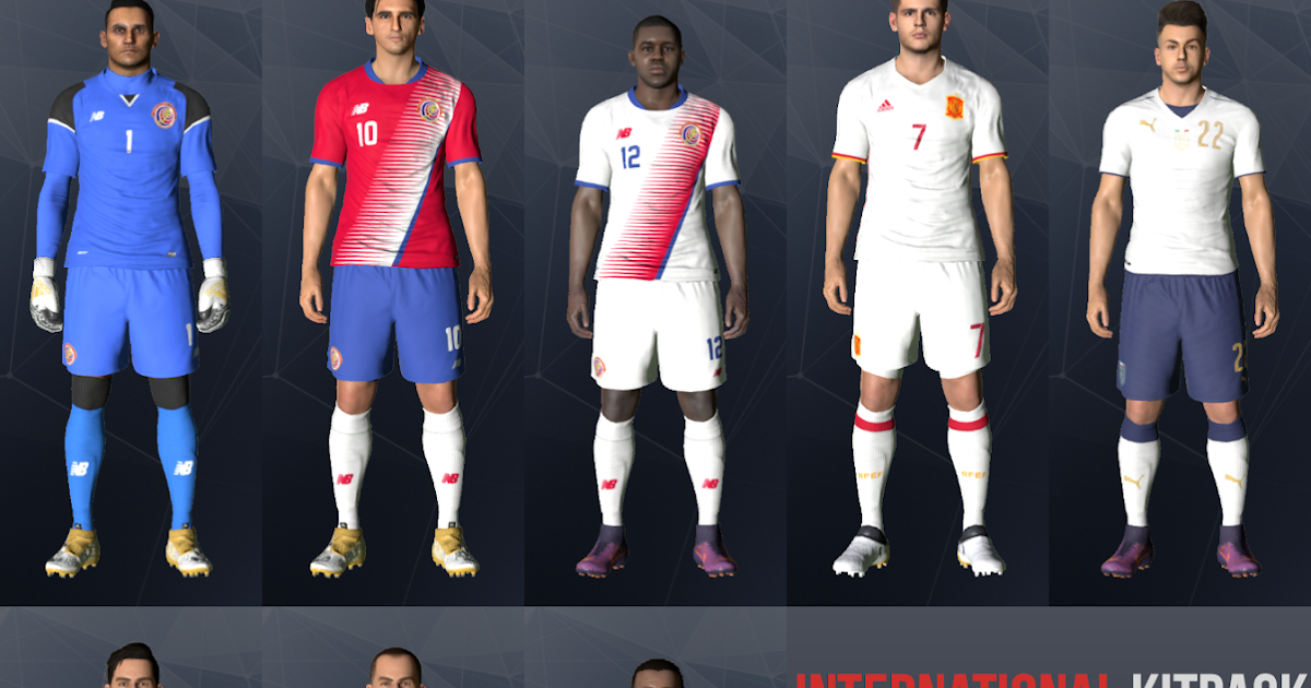 PES 2017 International Kits Pack By Agylsheva ~ Agylsheva Kits Pes