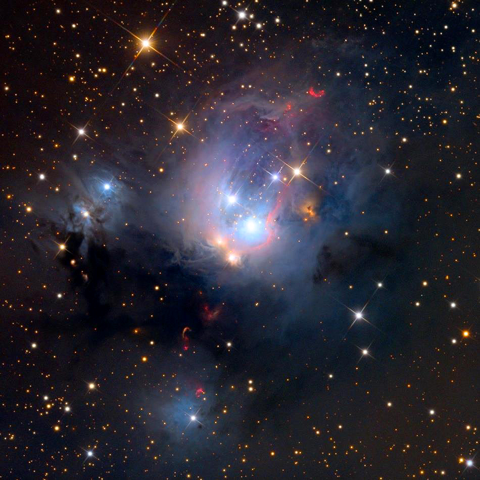 Jean-Baptiste Faure: Gorgeous Reflection Nebula NGC 7129 in Cepheus