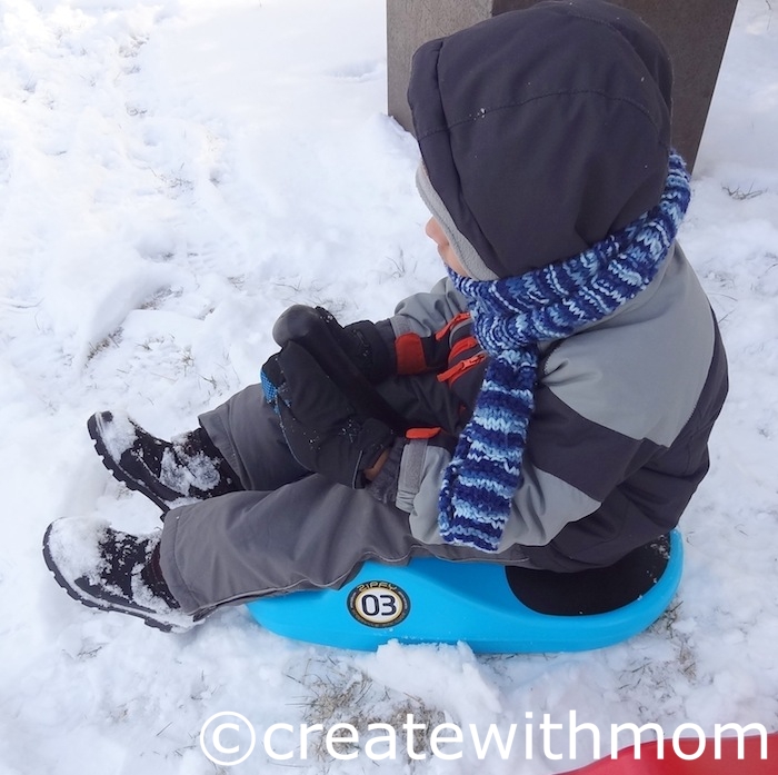 Create With Mom: Zipfy a Snow Sled You'll Want To Own