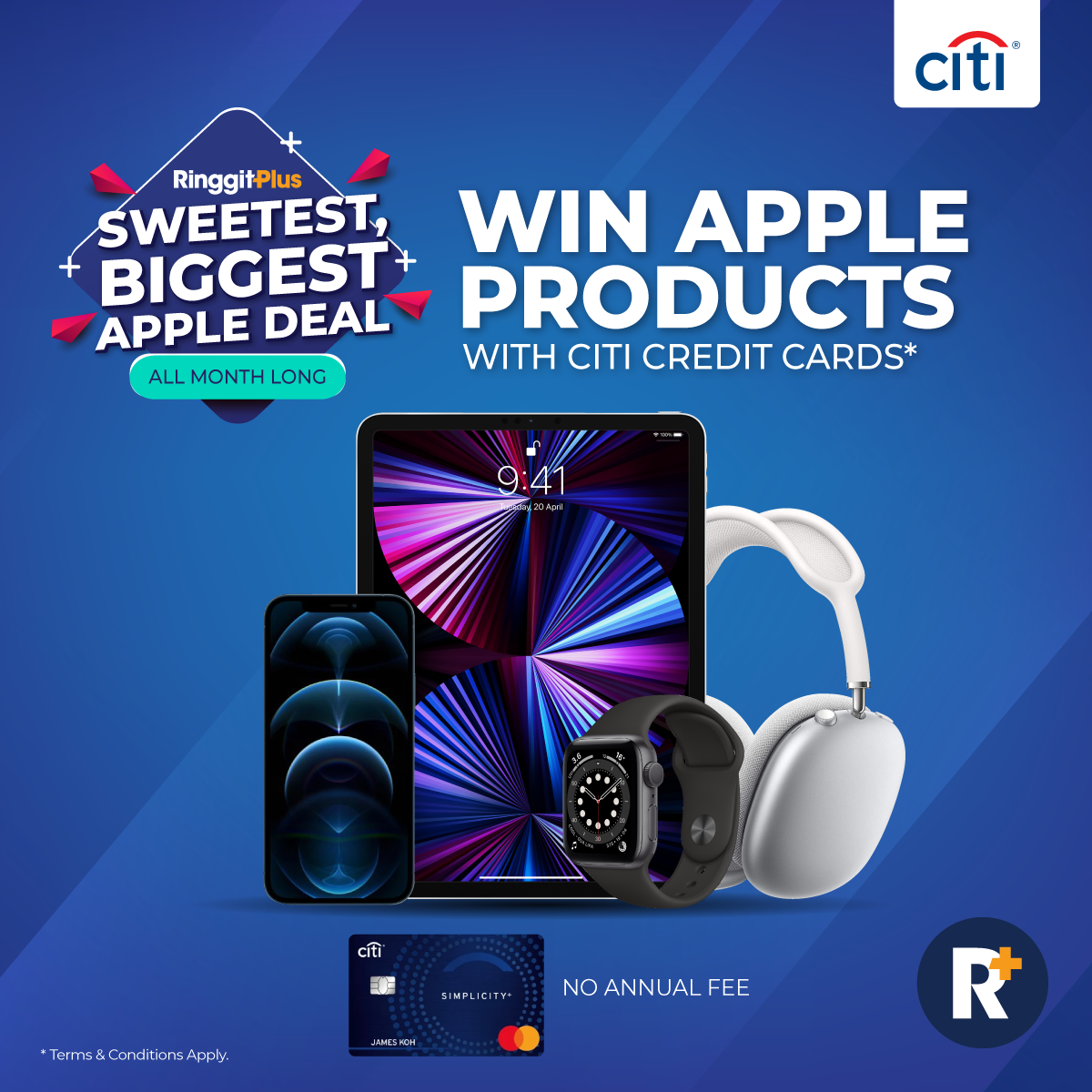 Ringgit Plus (MY): Citibank Credit Card Flash Deal - Guaranteed iPad PRO/ iPhone12 PRO MAX ...