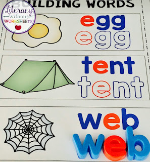 Organizing Magnetic Letters - Literacy Without Worksheets